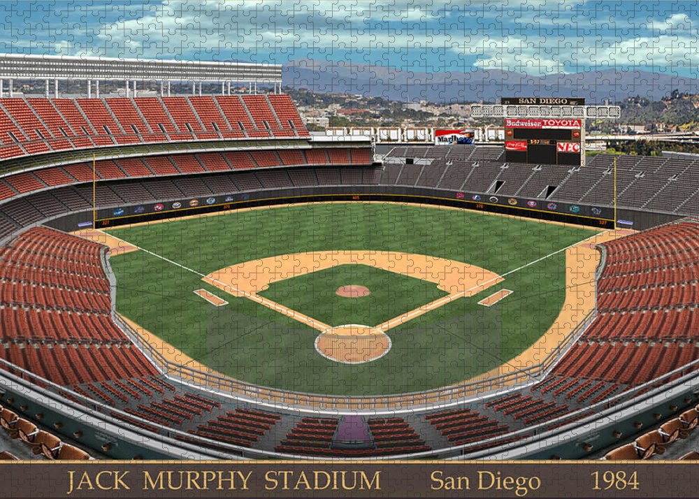 Jack Murphy Stadium 1984 Puzzle