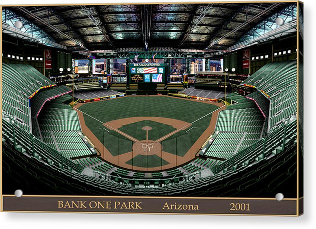 Bank One Park 2001 - Acrylic Print – classicballpark.com