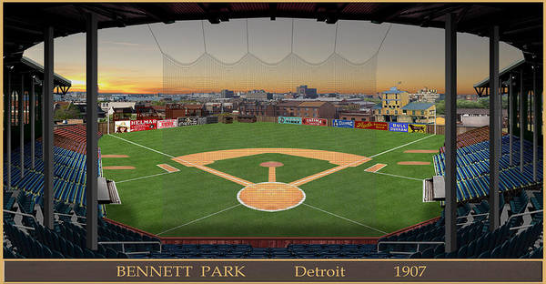 Bennett Park 1907 - Art Print – classicballpark.com