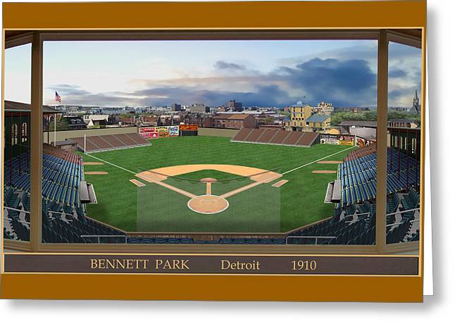 Bennett Park 1911 - Greeting Card – classicballpark.com