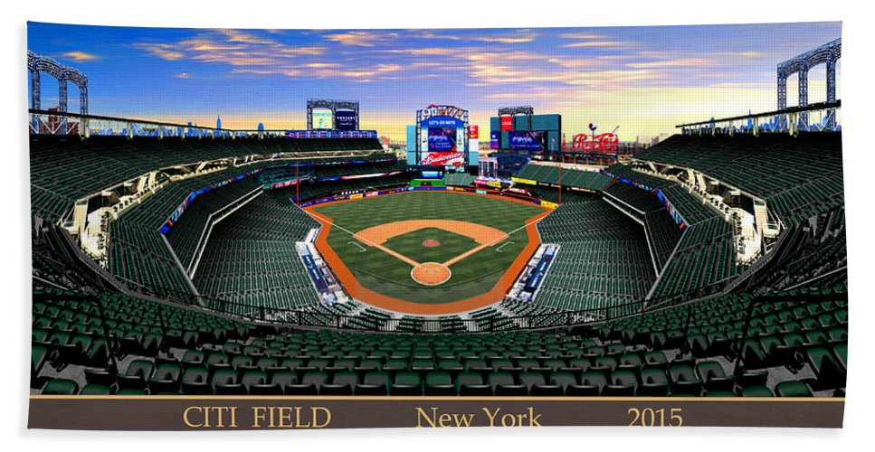 Citi Field 2015 - Bath Towel – classicballpark.com