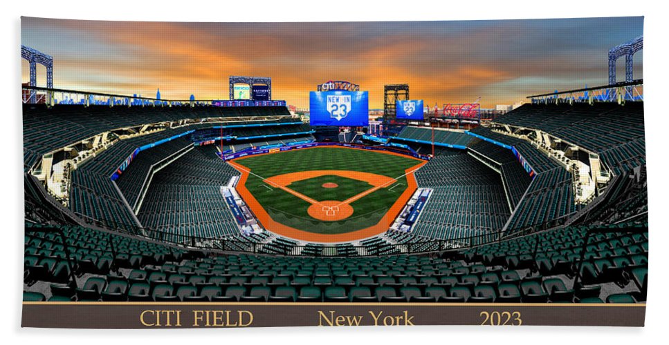 Citi Field 2023 Bath Towel Classicballpark