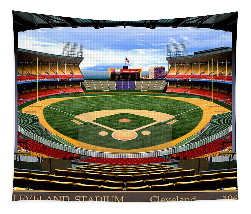 Cleveland Stadium 1967 - Tapestry – classicballpark.com