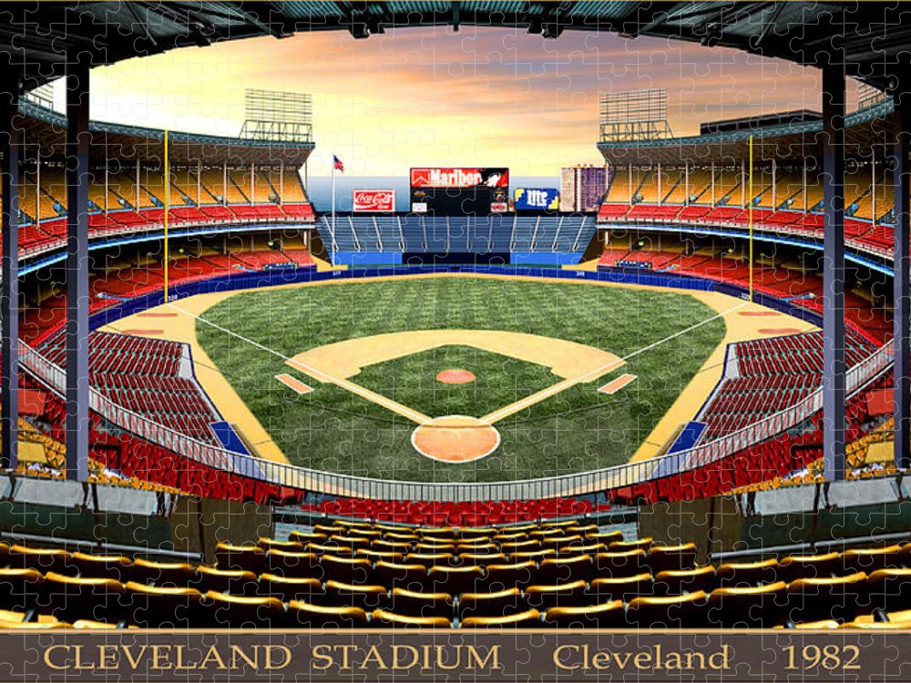 Cleveland Stadium 1982 - Puzzle – classicballpark.com