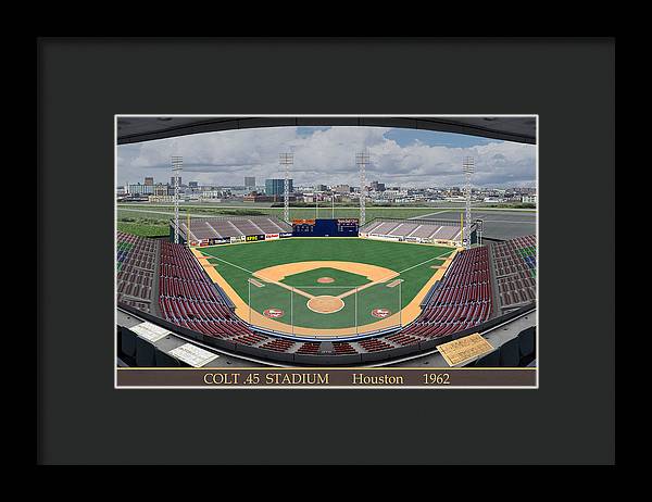 Colt .45 Stadium 1962 - Framed Print – classicballpark.com