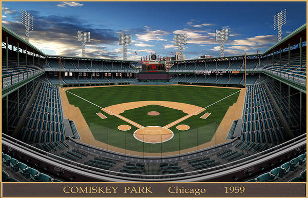 Comiskey Park 1959 - Art Print – classicballpark.com