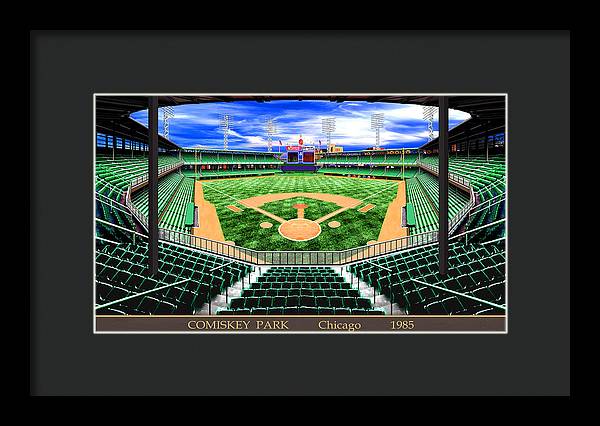 Comiskey Park 1985 - Framed Print – classicballpark.com