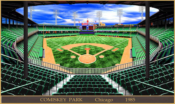 Comiskey Park 1985 - Art Print – classicballpark.com