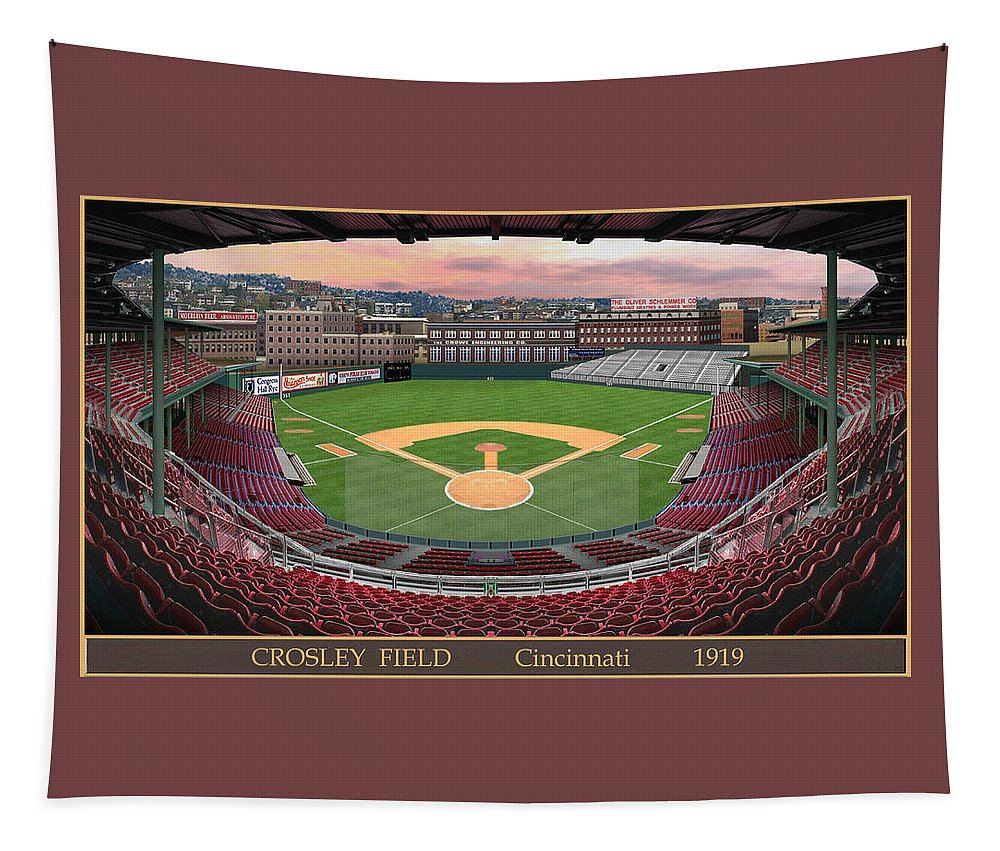 Crosley Field 1919 - Tapestry – classicballpark.com