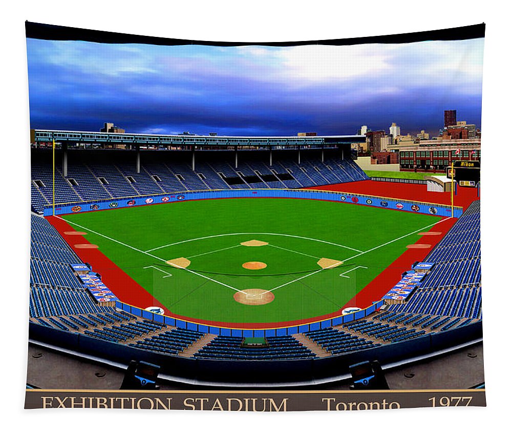 Exhibition Stadium 1977 - Tapestry – classicballpark.com