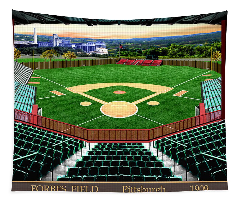 Forbes Field 1909 - Tapestry – classicballpark.com