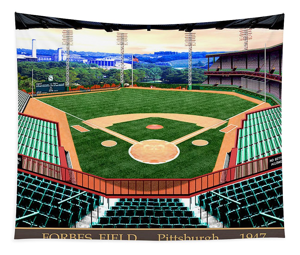 Forbes Field 1947 - Tapestry – classicballpark.com