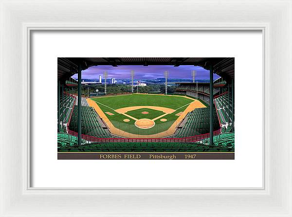 Forbes Field 1947 - Framed Print – classicballpark.com