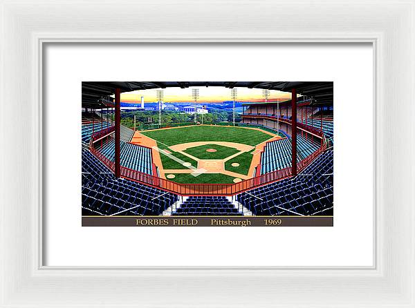 Forbes Field 1969 - Framed Print – classicballpark.com