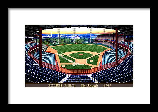 Forbes Field 1969 - Framed Print – classicballpark.com