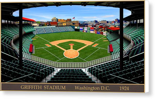 Griffith Stadium 1924 - Canvas Print – classicballpark.com