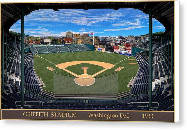 Griffith Stadium 1933 - Canvas Print – classicballpark.com