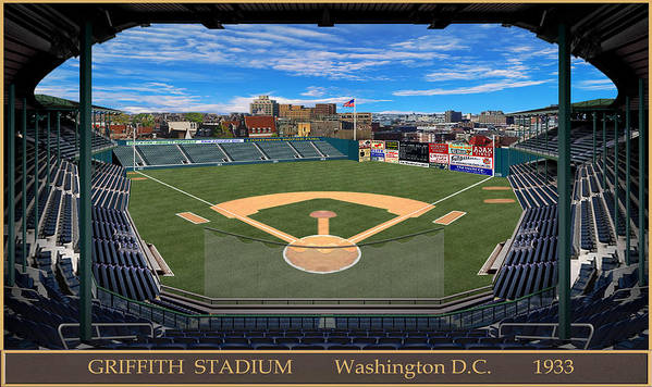 Griffith Stadium 1933 - Art Print – classicballpark.com