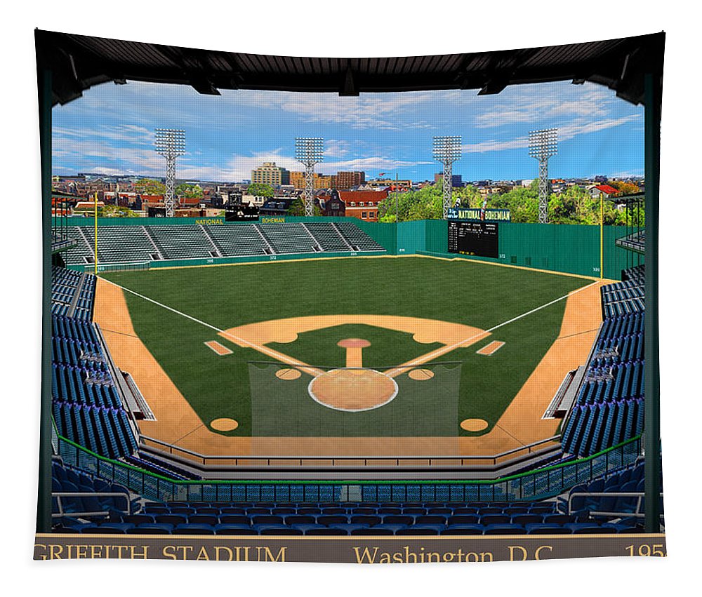 Griffith Stadium 1954 - Tapestry – classicballpark.com
