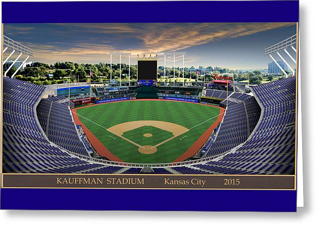 Kauffman Stadium 2015 - Greeting Card – classicballpark.com