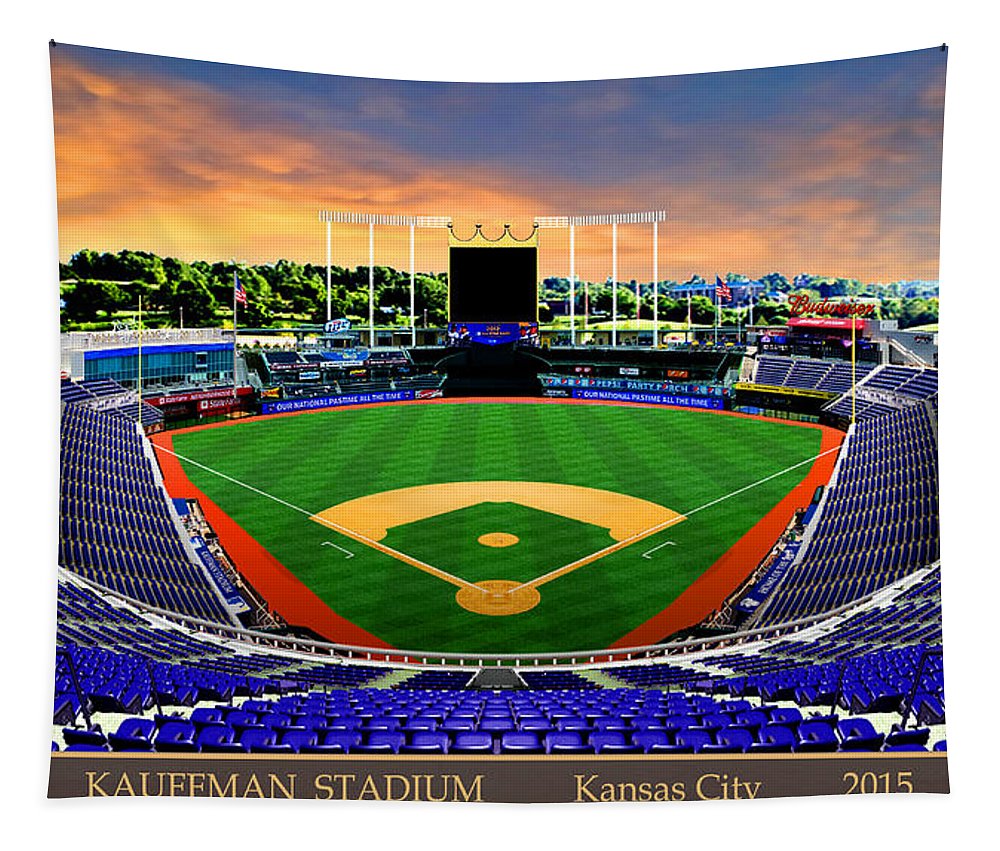 Kauffman Stadium 2015 - Tapestry – classicballpark.com