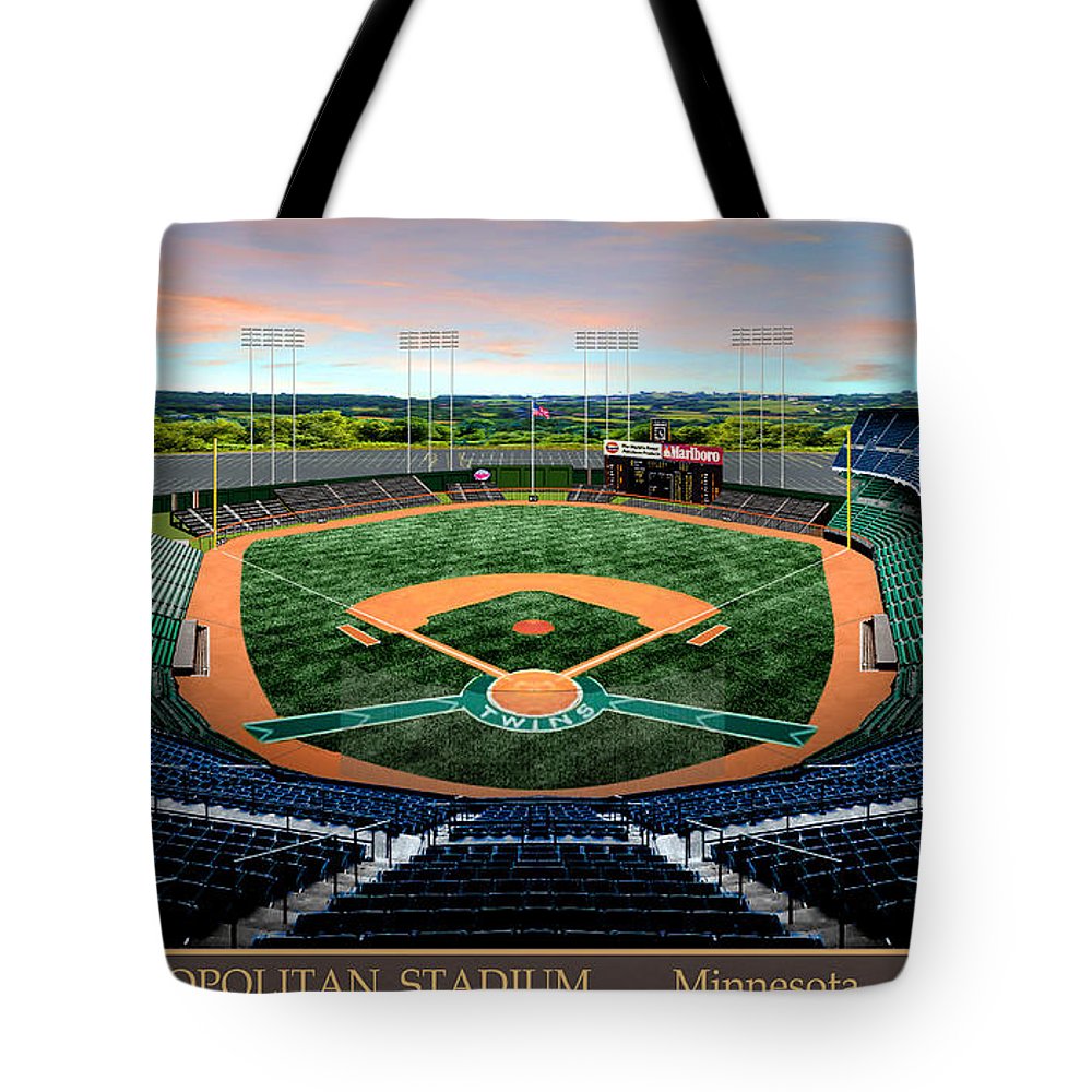 Metropolitan Stadium 1961 - Tote Bag – classicballpark.com