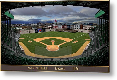 Navin Field 1927 - Metal Print – classicballpark.com
