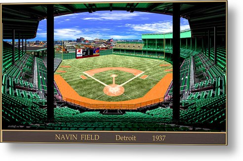 Navin Field 1937 - Metal Print – classicballpark.com