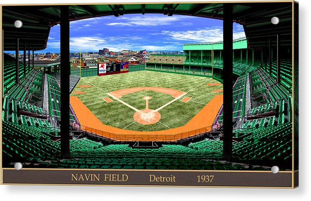 Navin Field 1937 - Acrylic Print – classicballpark.com