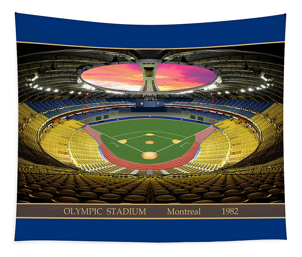 Olympic Stadium 1982 - Tapestry – classicballpark.com