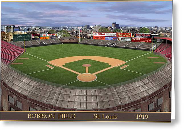 Robison Field 1919 - Greeting Card – classicballpark.com