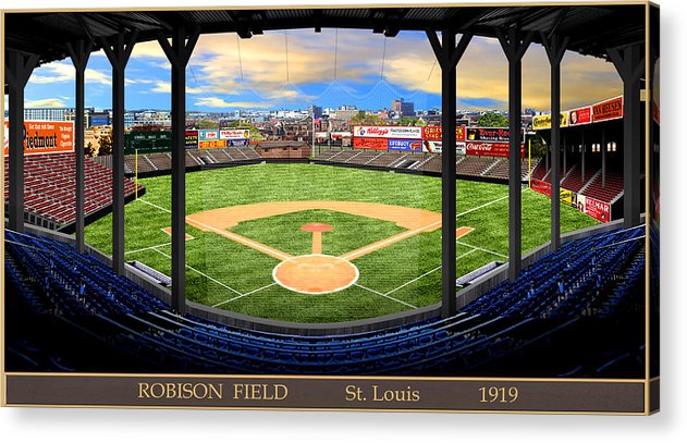 Robison Field 1919 - Acrylic Print – classicballpark.com