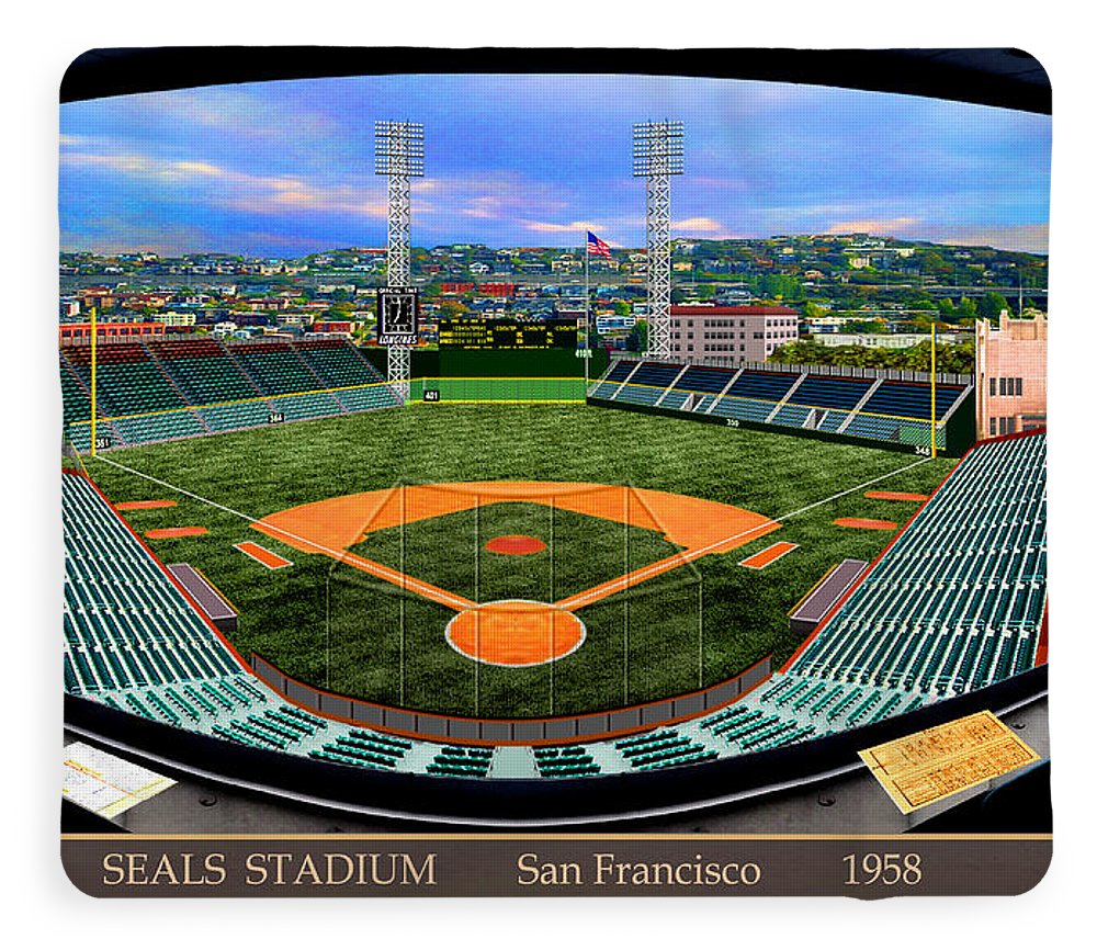Seals Stadium 1958 - Blanket – classicballpark.com