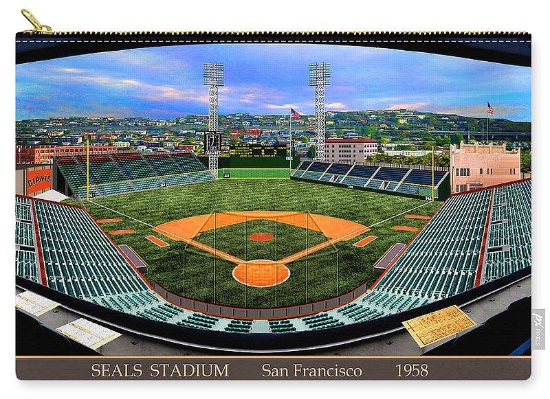 Seals Stadium 1958 - Carry-All Pouch – classicballpark.com
