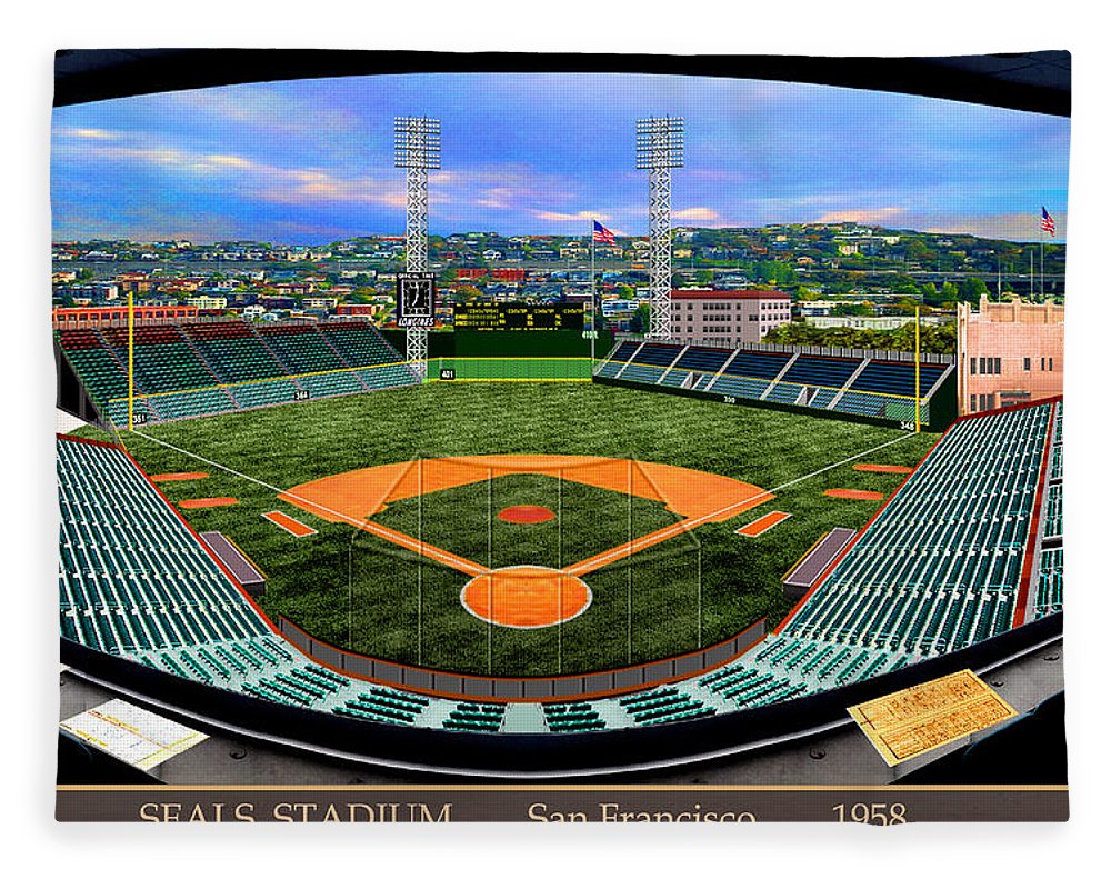 Seals Stadium 1958 - Blanket – classicballpark.com