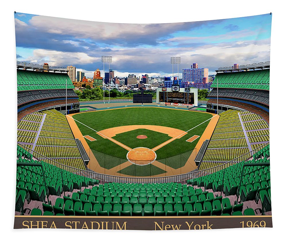 Shea Stadium 1969 - Tapestry – classicballpark.com