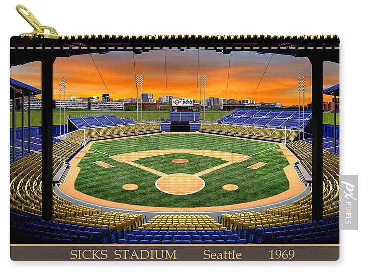 Sicks Stadium 1969 - Carry-All Pouch – classicballpark.com