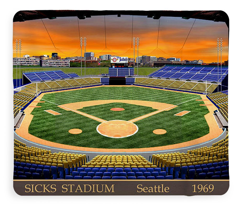 Sicks Stadium 1969 - Blanket – classicballpark.com