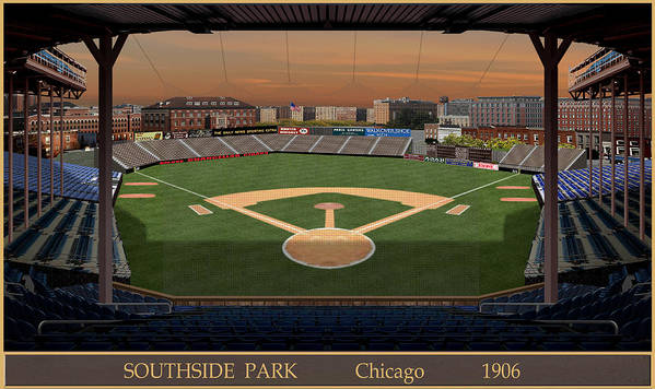 Southside Park 1906 - Art Print – classicballpark.com