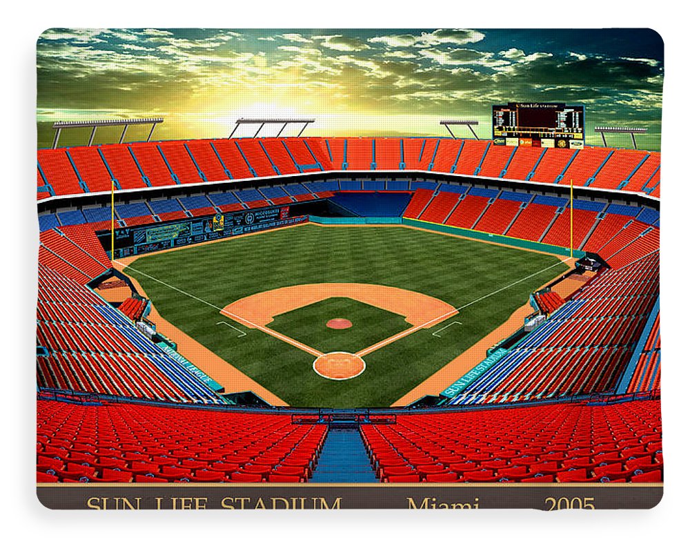 Sun Life Stadium 2005 - Blanket – classicballpark.com