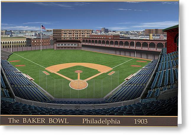 The Baker Bowl 1903 - Greeting Card – classicballpark.com
