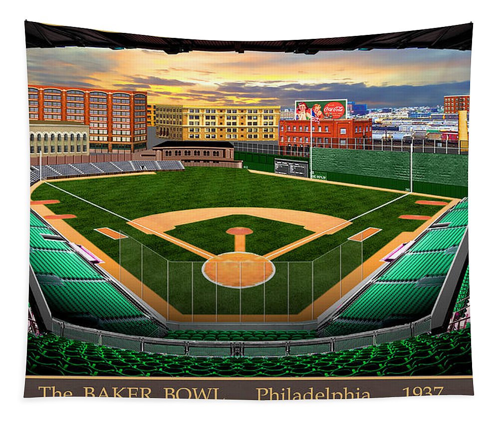 The Baker Bowl 1936 - Tapestry – classicballpark.com