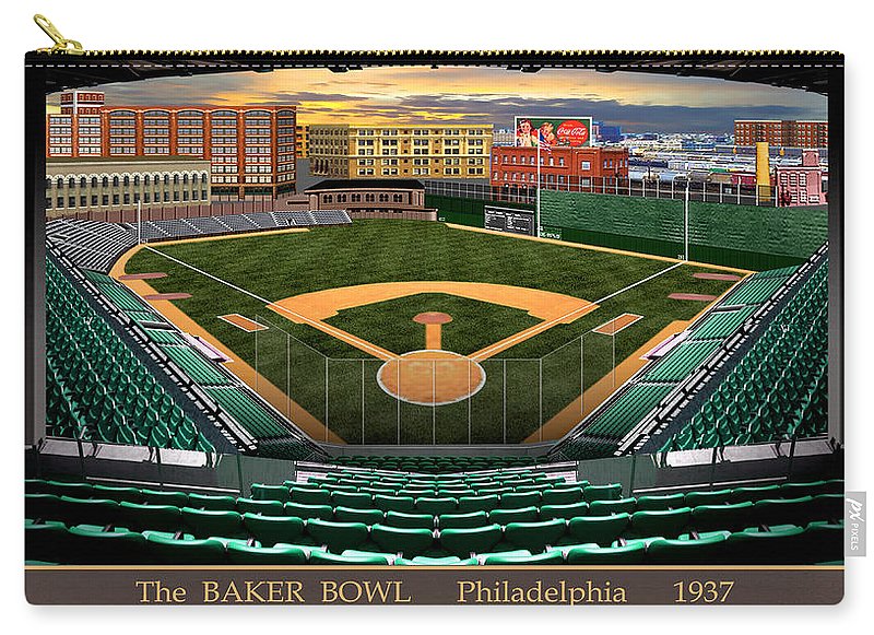 The Baker Bowl 1936 - Carry-All Pouch – classicballpark.com