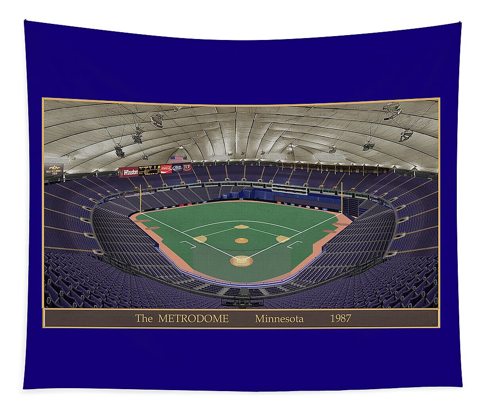 The Metrodome 1987 - Tapestry – classicballpark.com