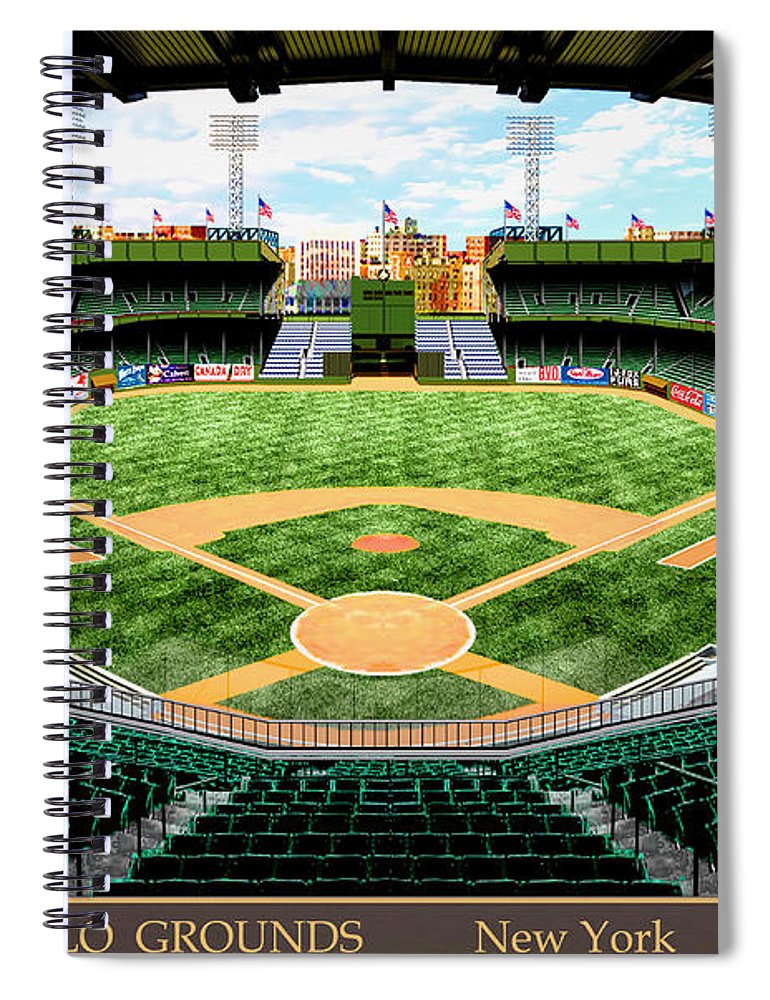 The Polo Grounds 1940 - Spiral Notebook – classicballpark.com