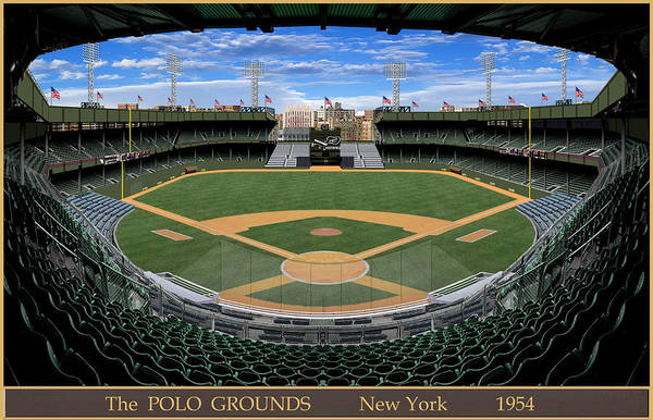 The Polo Grounds 1954 - Art Print – classicballpark.com
