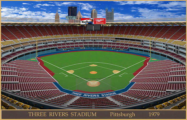 Three Rivers Stadium 1979 - Art Print – classicballpark.com