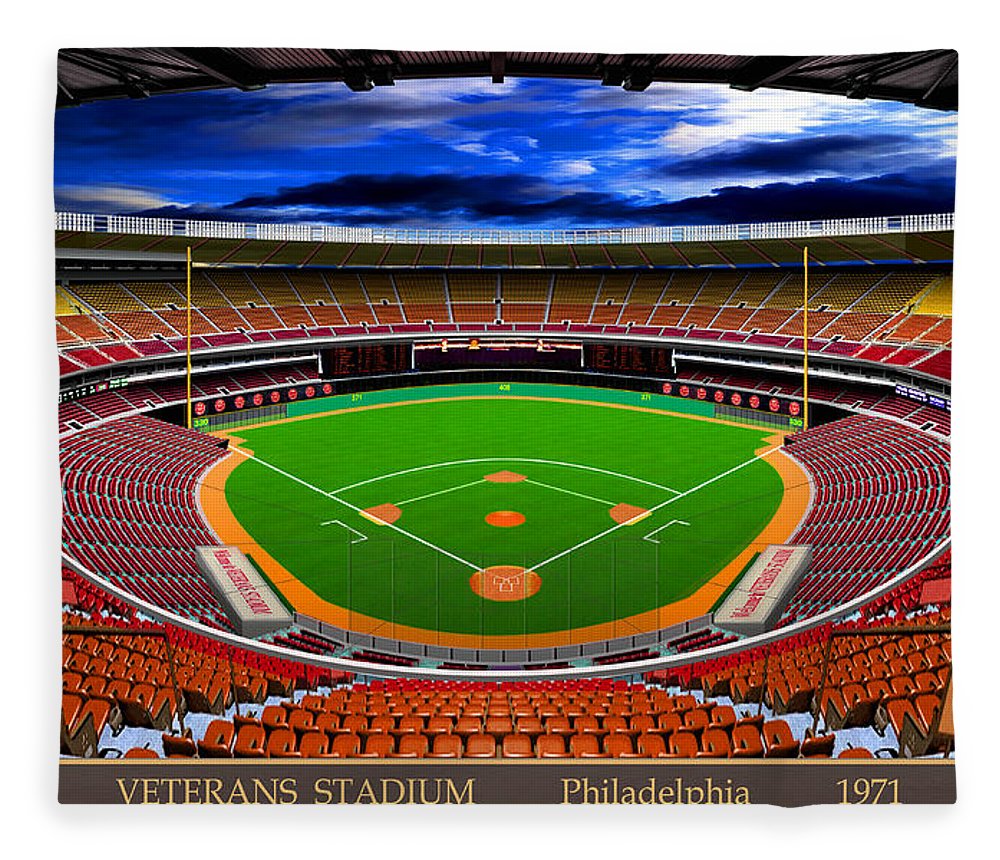 Veterans Stadium 1971 - Blanket – classicballpark.com