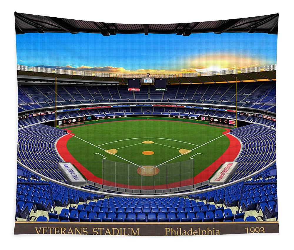 Veterans Stadium 1993 - Tapestry – classicballpark.com