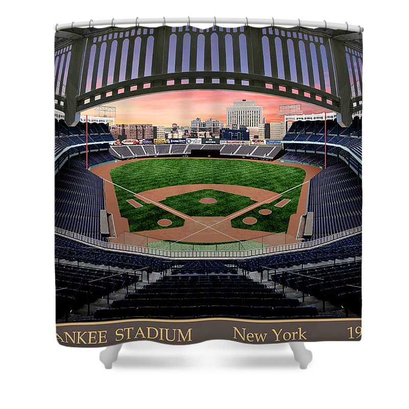 Yankee Stadium 1951 - Shower Curtain – classicballpark.com